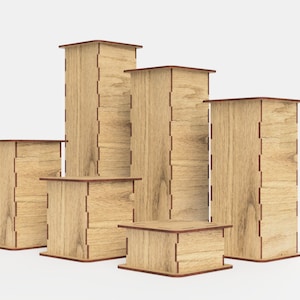 Retail Display Stand | Single-level Stand 6 Sizes | Square Countertop ...