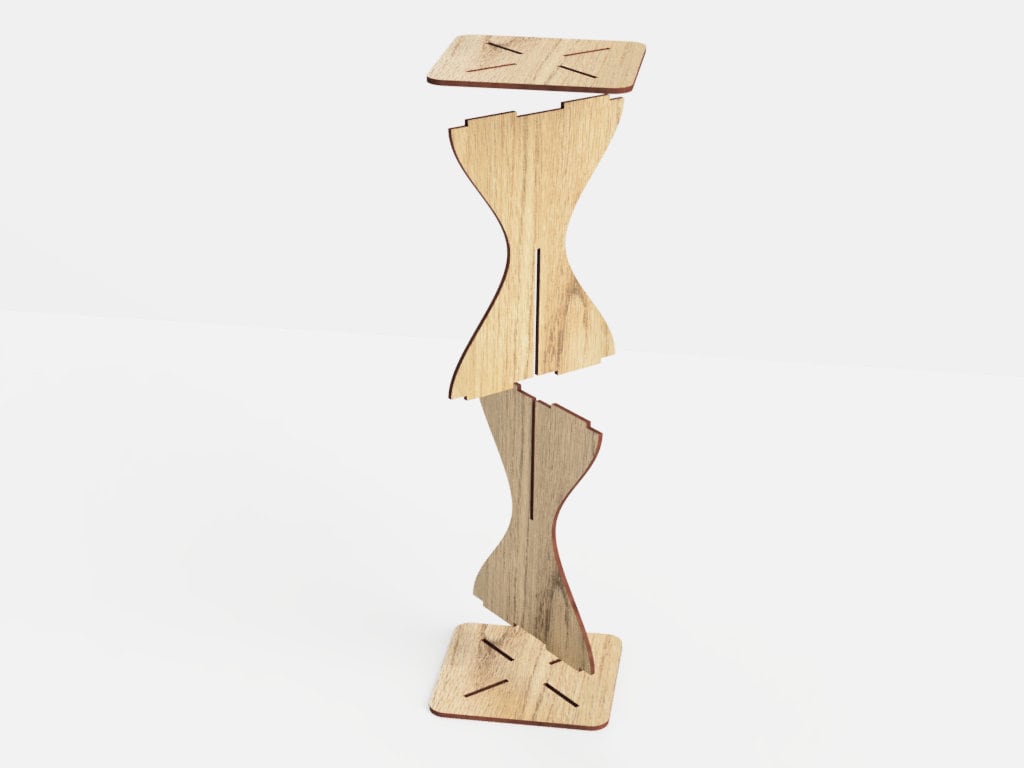 Retail Display Stand Laser Cut Single-level Stand 6 Sizes Countertop ...