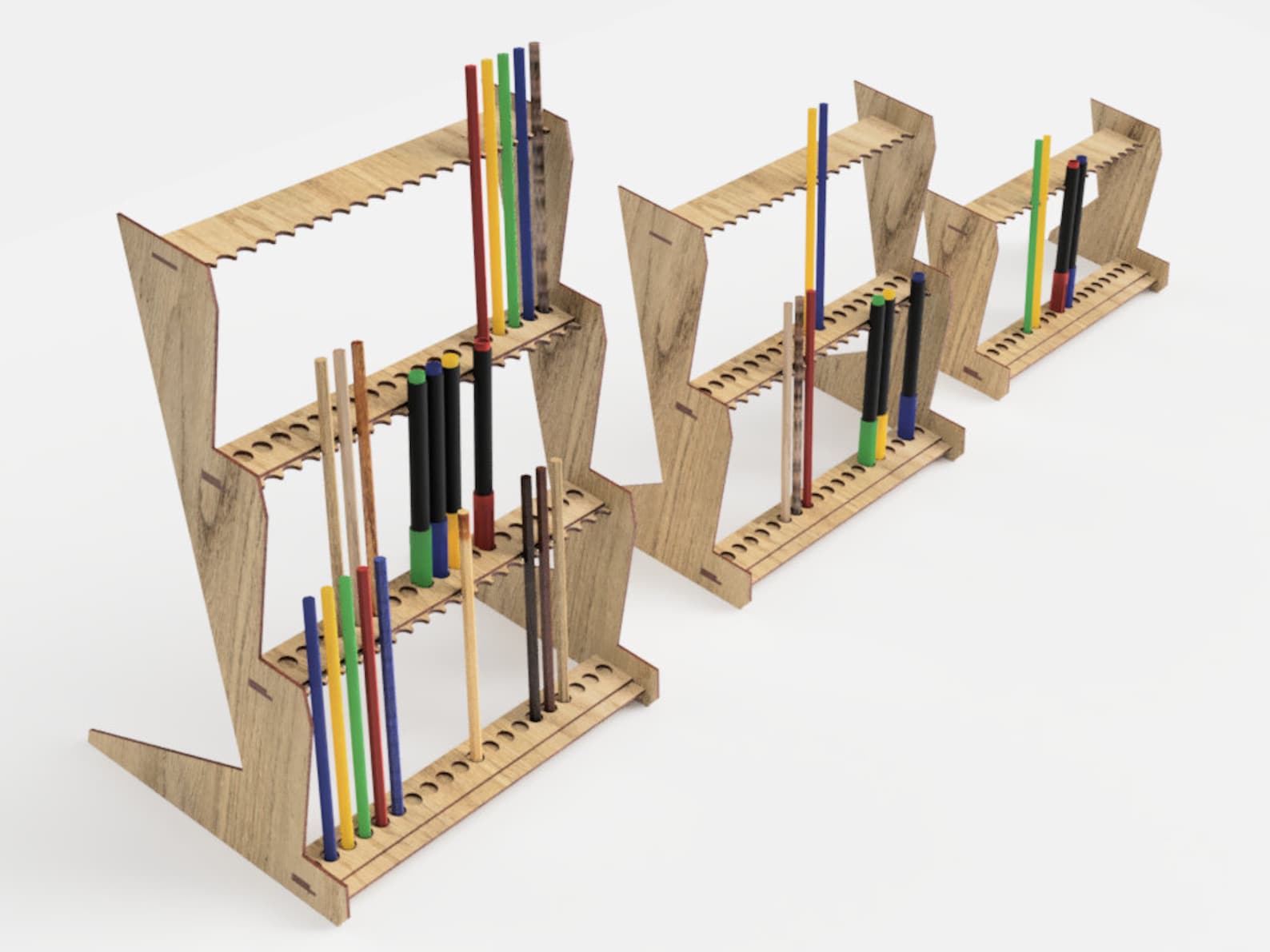 Retail Pen Display Stand Pencil Stand Desk Organiser for Artist Market ...