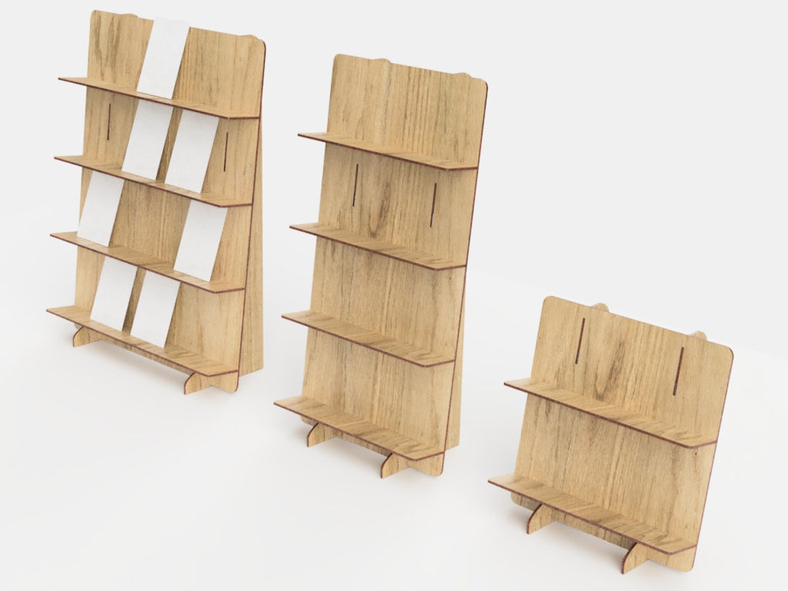 Tiered Retail Display Stand Market Stall Postcard Shelves - Etsy