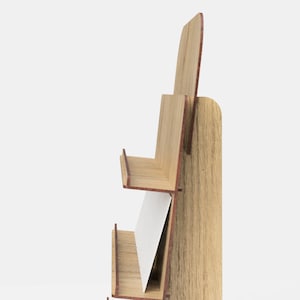 Postcard Stand | Laser Cut Files | Showcase for Booklets | Exhibition ...