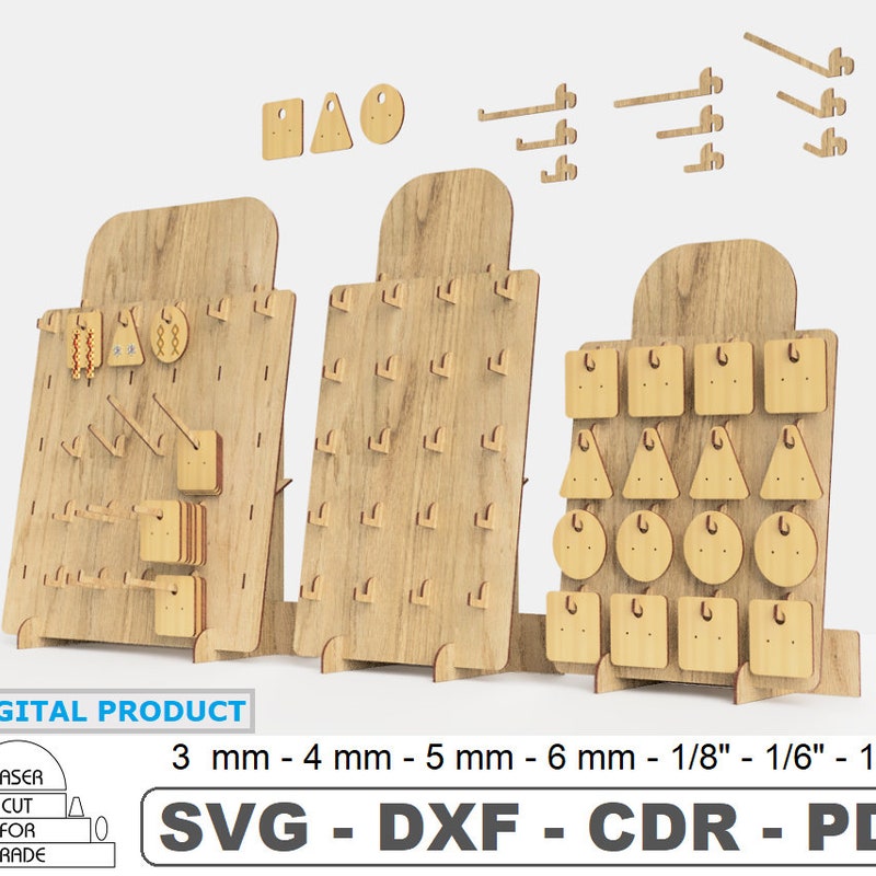 Jewellery Display Case Stand - Etsy UK