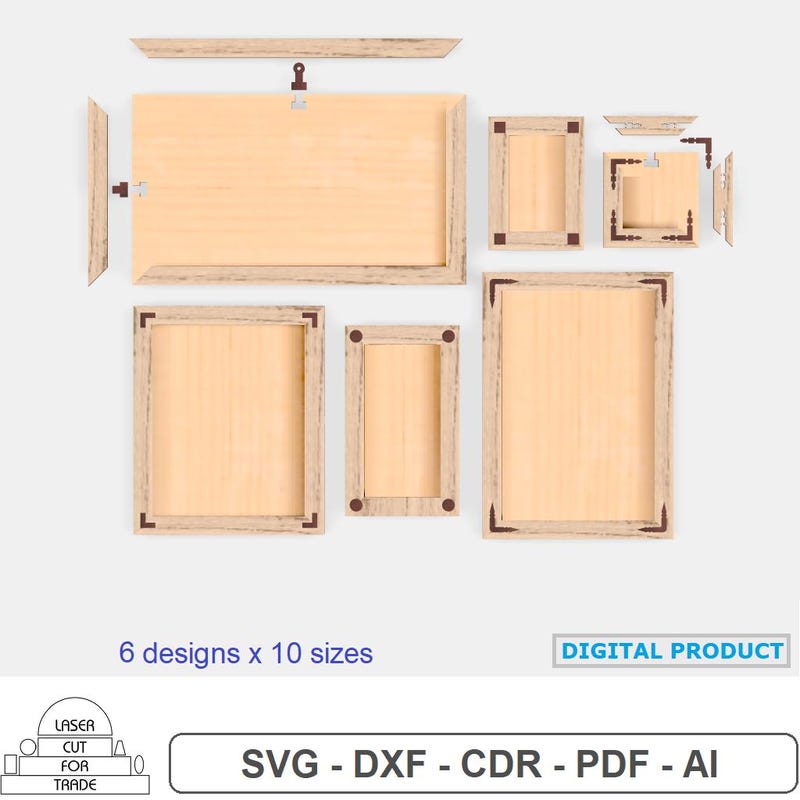 Mirror Frames Laser File - Etsy