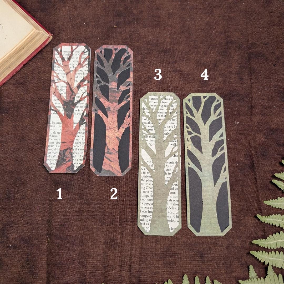 Layered Paper Cutout Bookmarks - Etsy