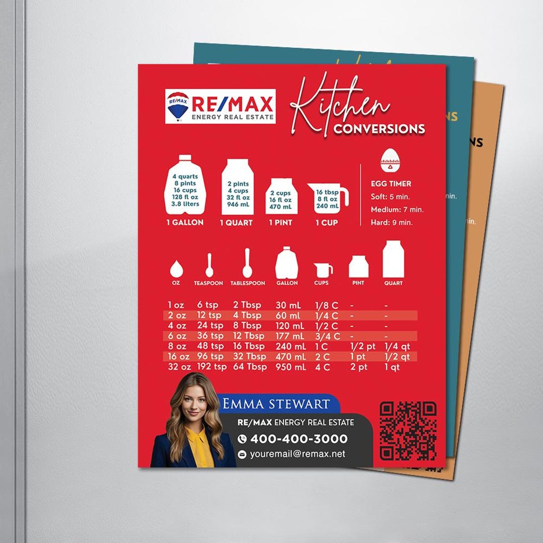 400 Units Custom Fridge Magnets Kitchen Conversions Real Estate Magnet ...