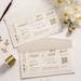 Custom Flight Ticket Invitation, Destination Wedding Invitations ...