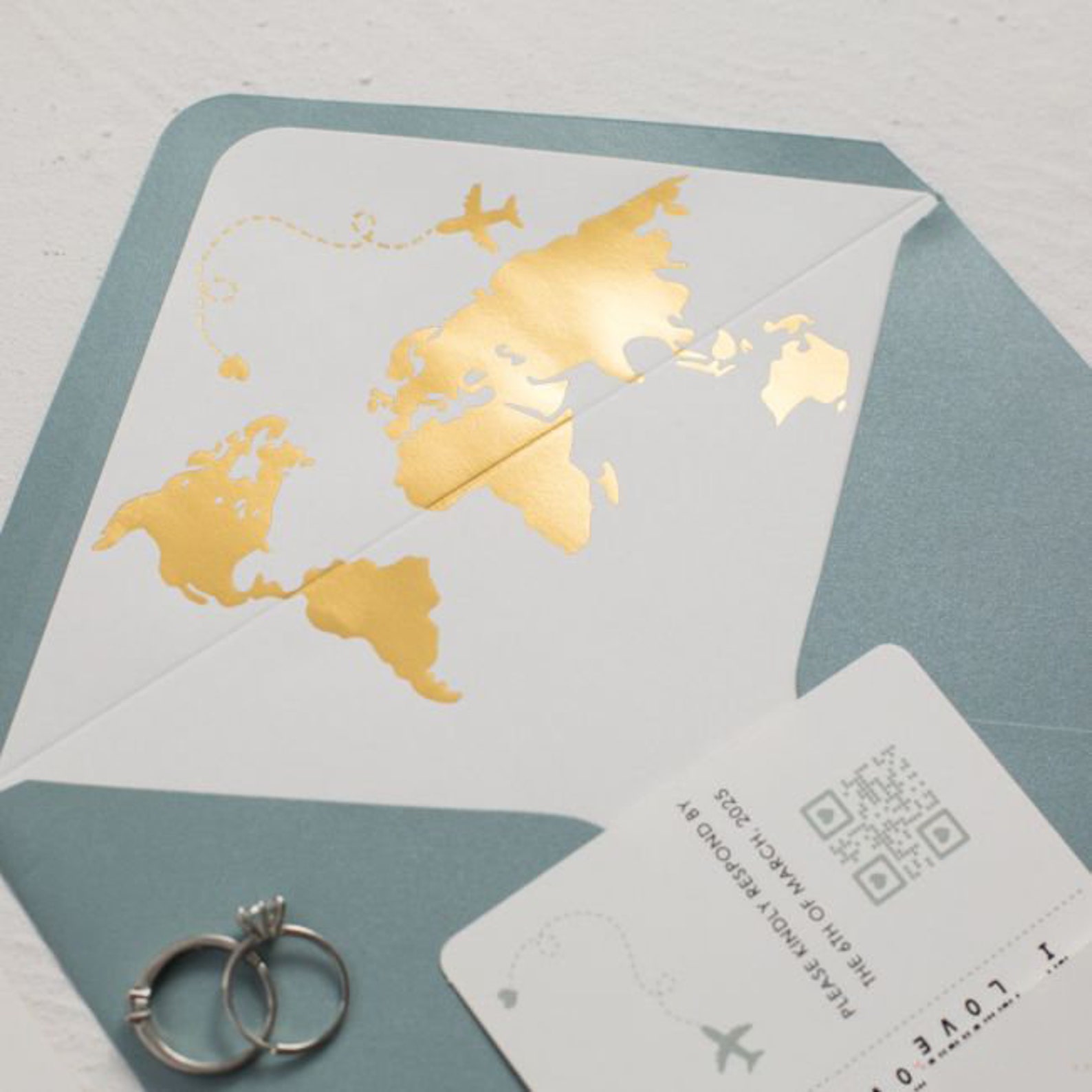 Passport Wedding Invitation Travel Theme Wedding Invitation Set ...