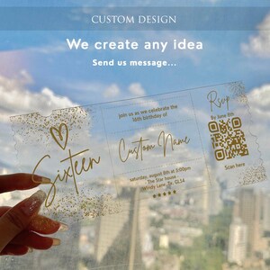 Boarding Pass Acrylic Invitation Passport Unique Ticket Destination ...
