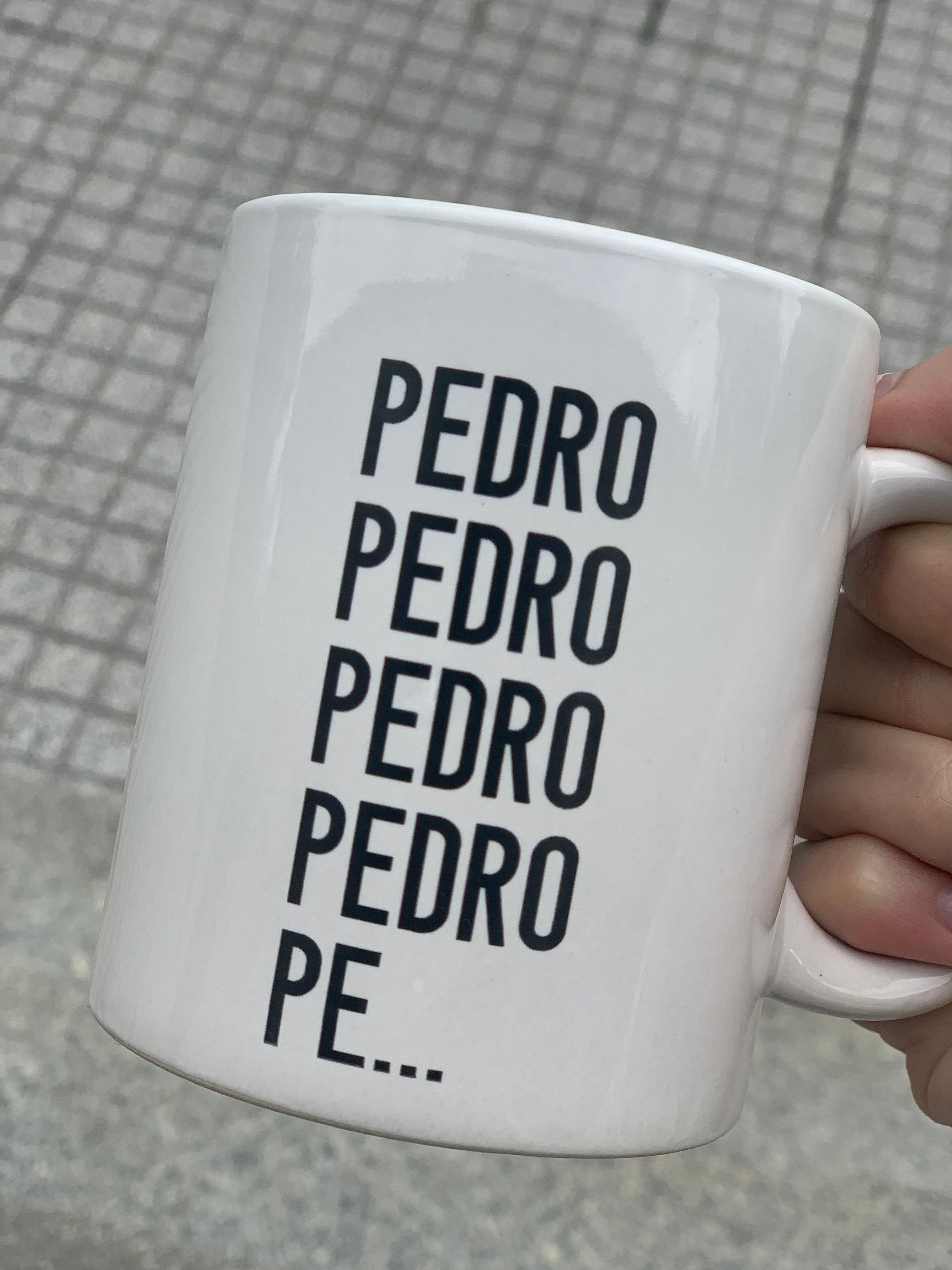 Pedro Pedro Pedro the Dancing Raccoon Mug, Custom Funny Meme, Viral Tik ...