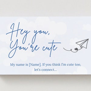 Dating Card, Editable Business Cards Template, Dating Business Card ...