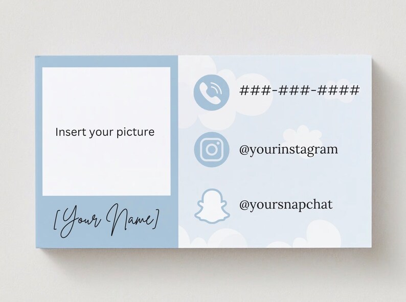 Dating Business Card, Editable Business Cards Template, Dating, Flirty ...