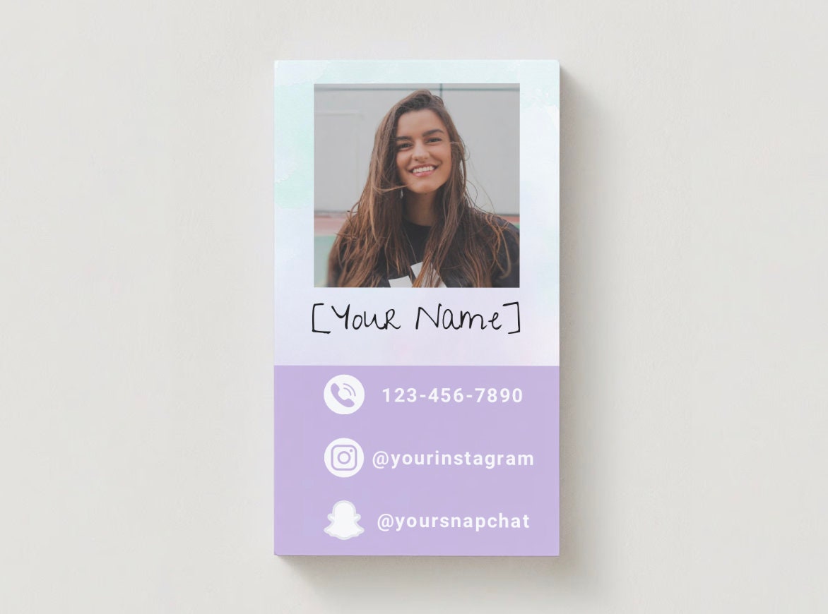 Dating Card, Editable Business Cards Template, Dating Business Card ...