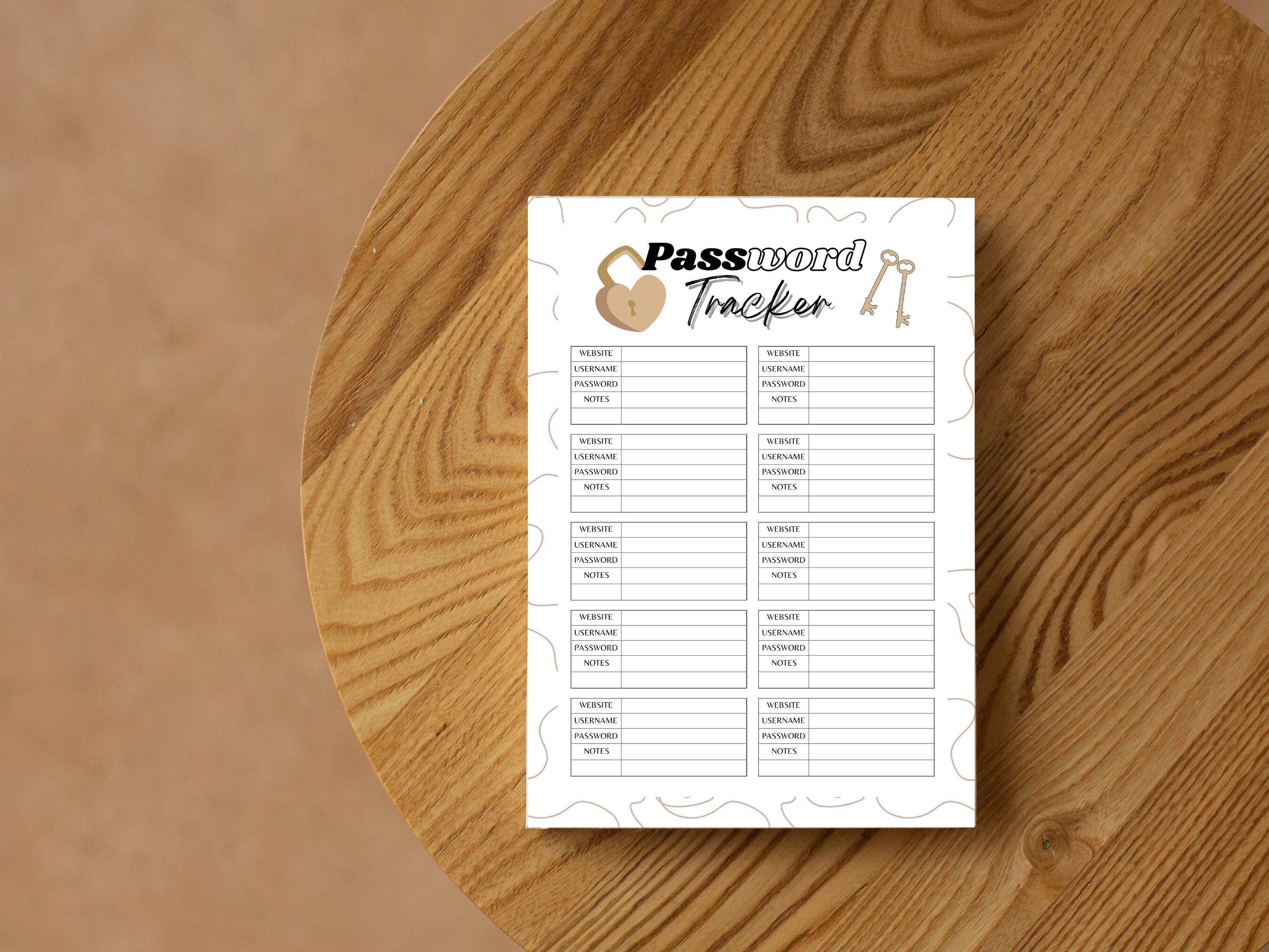 3 Styles of Password Tracker, Password Log, Password Organizer ...