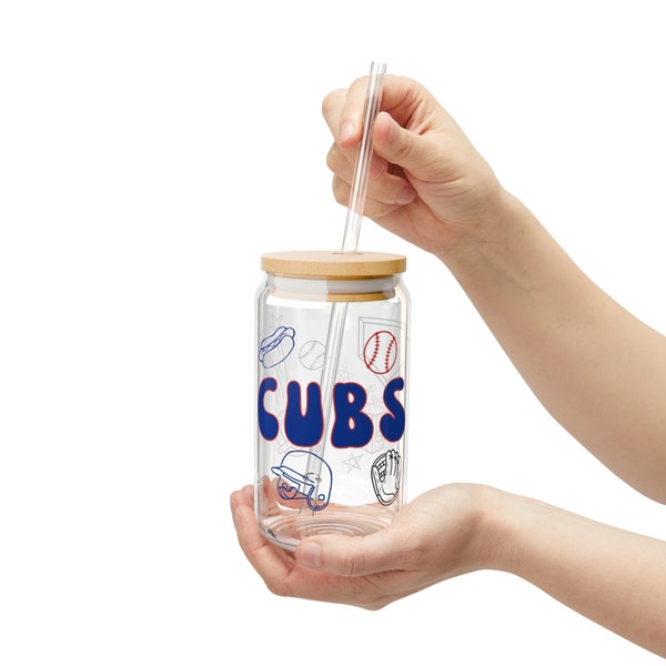 Chicago Cubs Glasses - Etsy