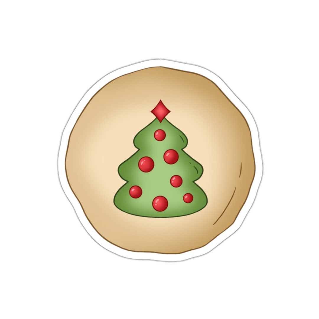 Pillsbury Classic Christmas Tree Sugar Cookie Die Cut Sticker - Etsy