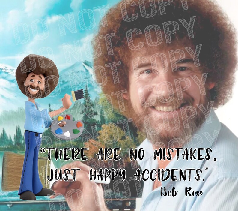 Bob Ross 20oz Tumbler Wraps - Etsy