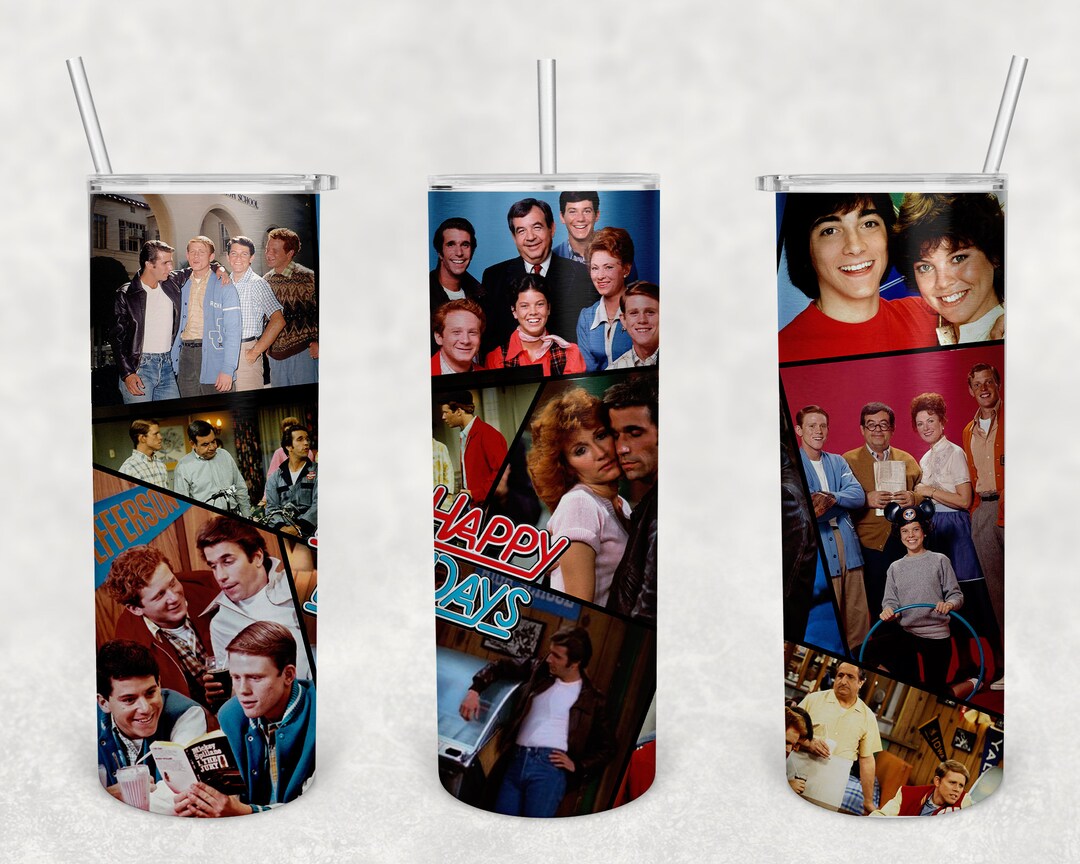 Happy Days 20oz Tumbler Wraps - Etsy