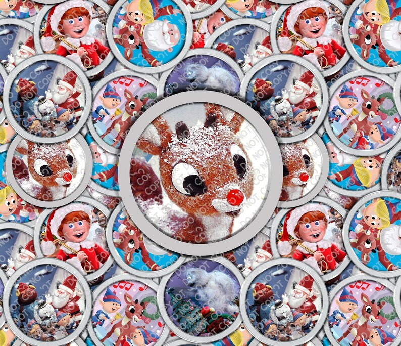 Rudolph 20oz Tumbler Wraps - Etsy