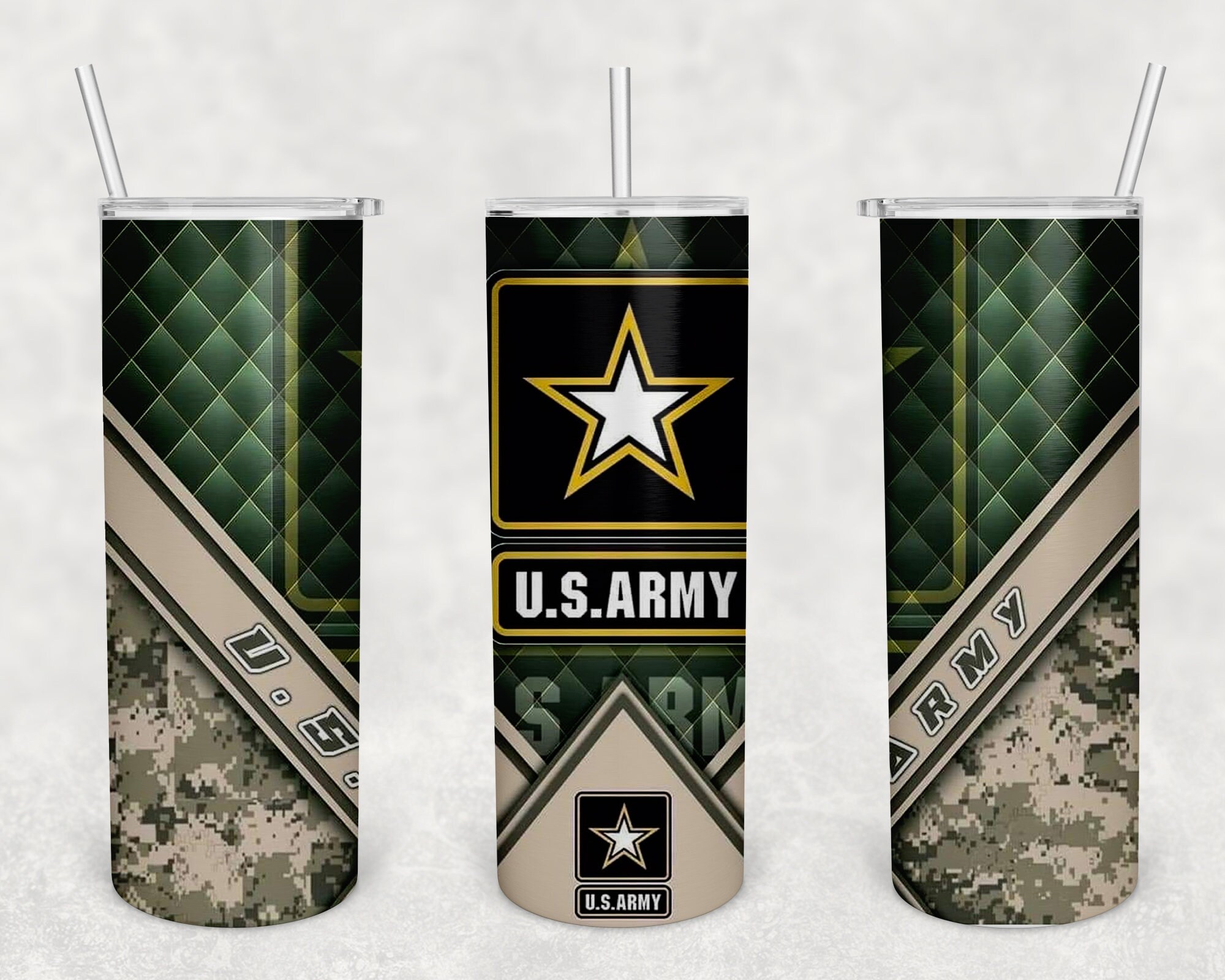 Armed Forces 4 - 20oz Tumbler Wrap - Etsy