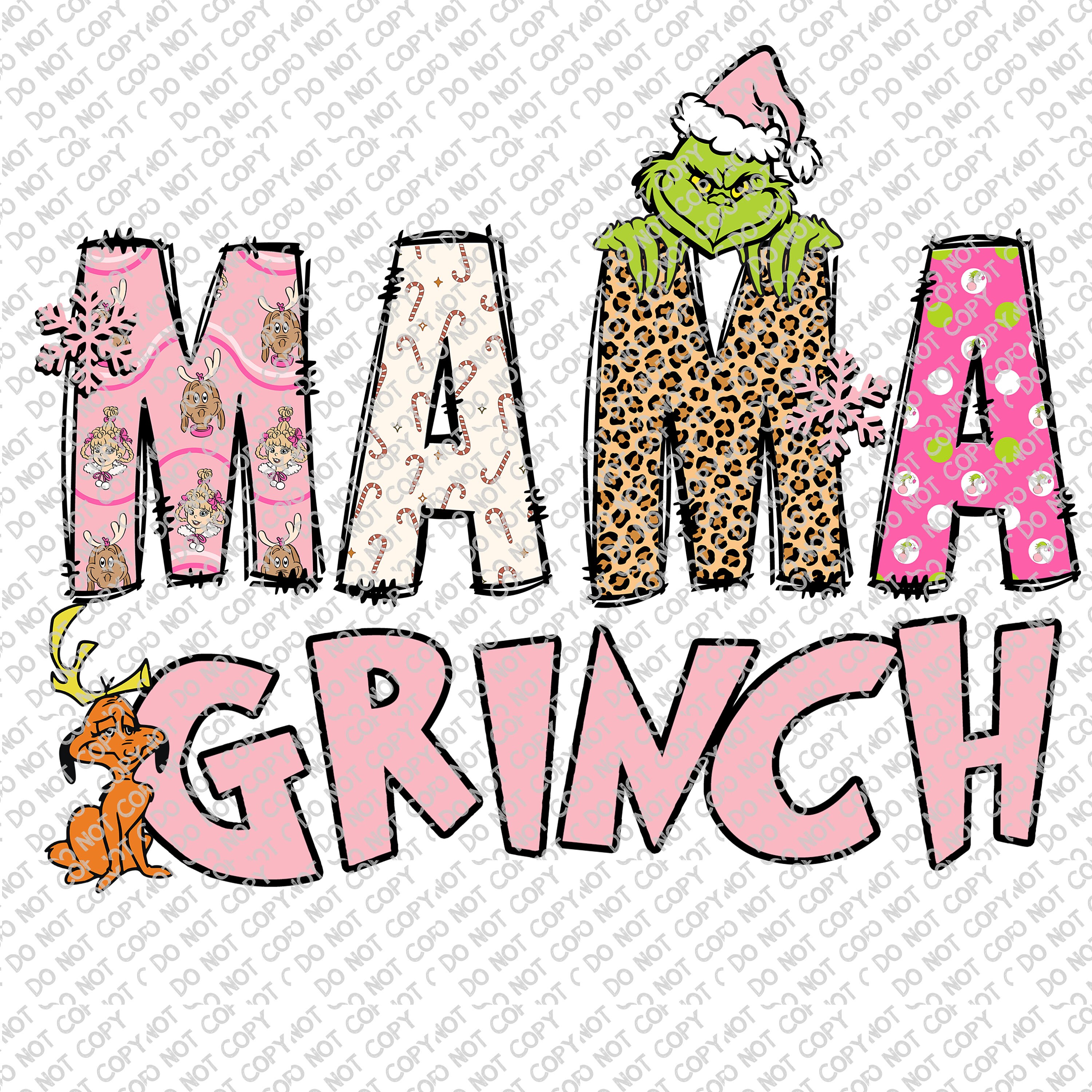 Mama Grinch Png - Etsy
