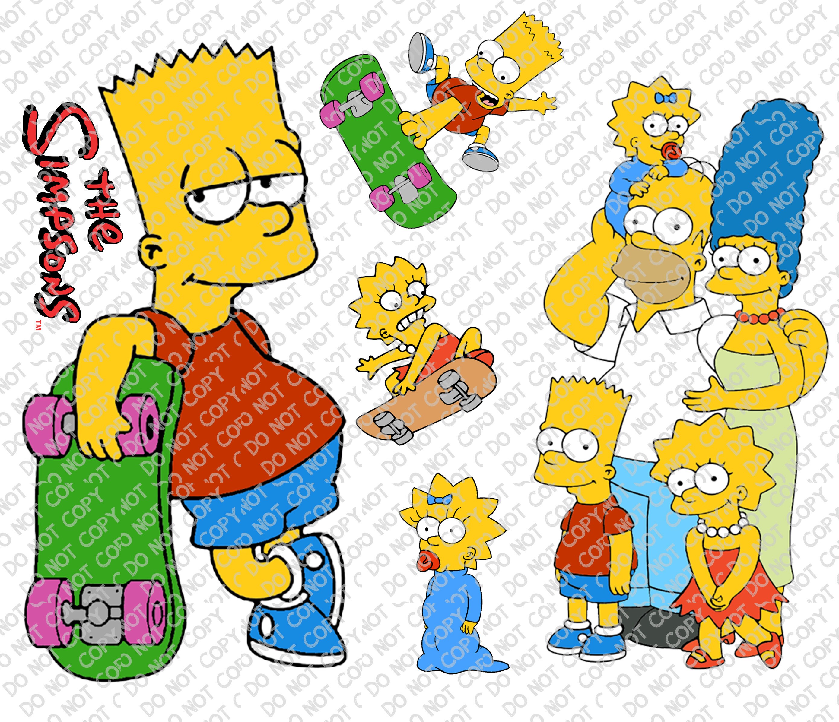 Simpsons 20oz Tumbler Wrap - Etsy