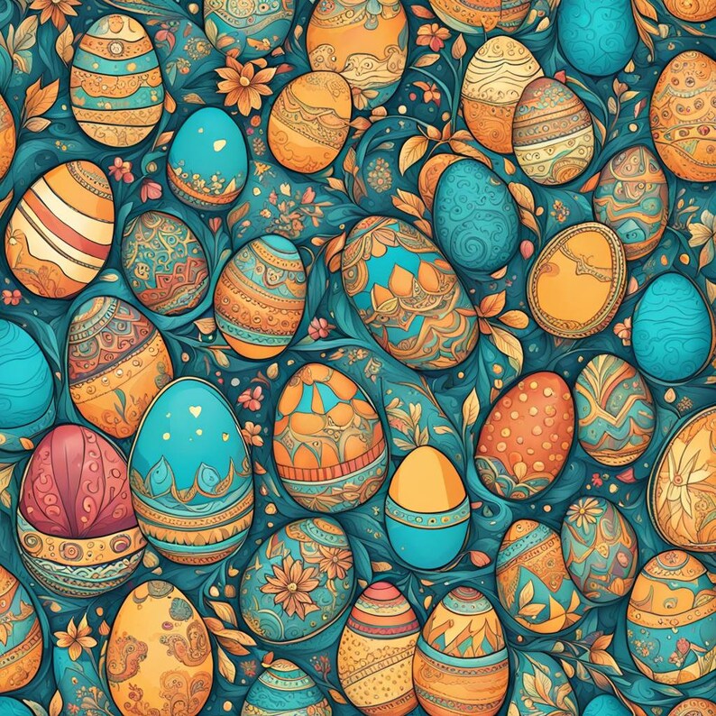 Easter Celebration 8K Digital Art Collection 65MP Square Prints - Etsy