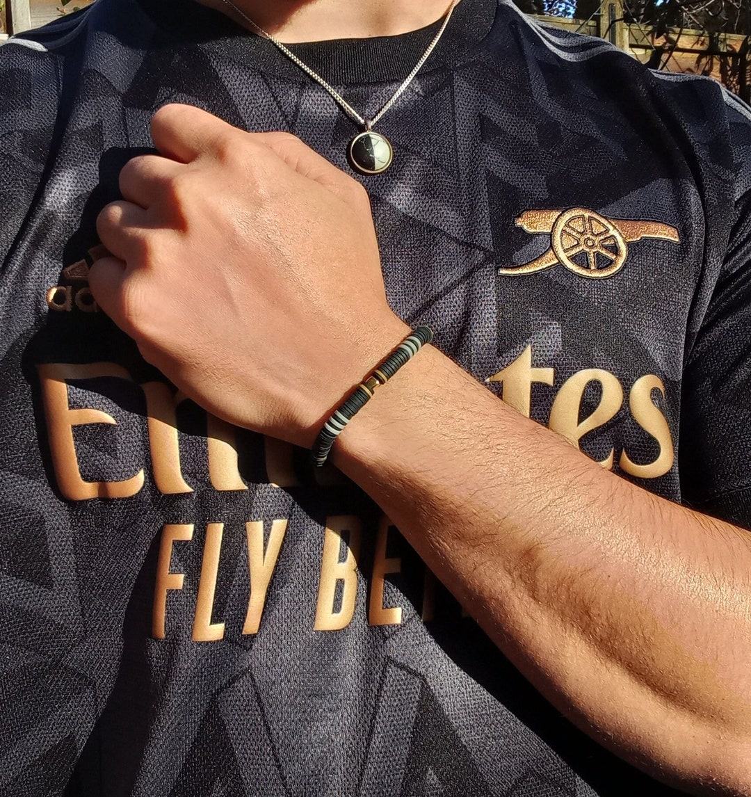 Arsenal FC Inspired Bracelet - Handmade Football Fan Jewellery ...