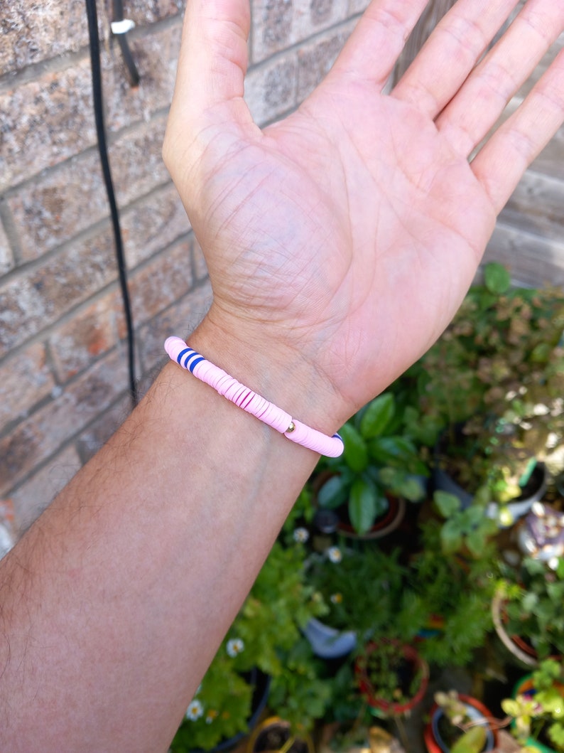 Arsenal FC Inspired Bracelet - Handmade Football Fan Jewellery ...