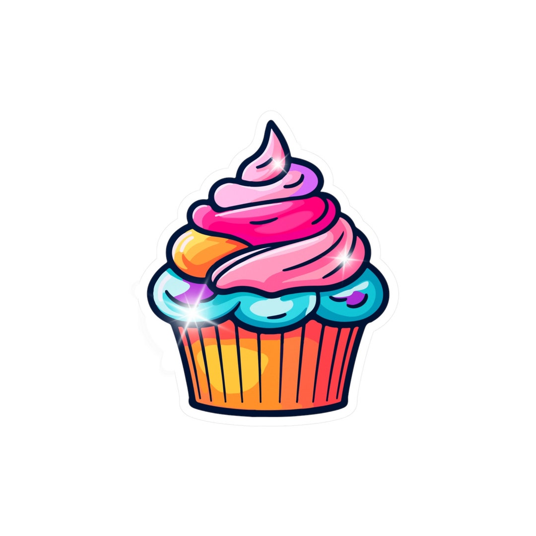 Cupcake Vinyl Decals Etsy
