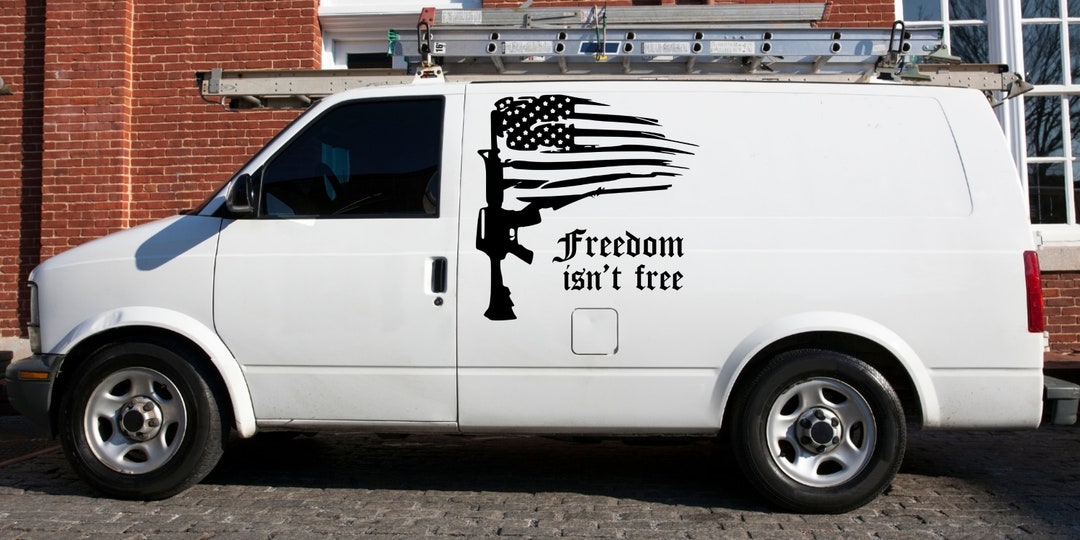 Freedom Isn't Free Decal Sticker Patriotic Vinyl Decal for Trucks, SUV ...