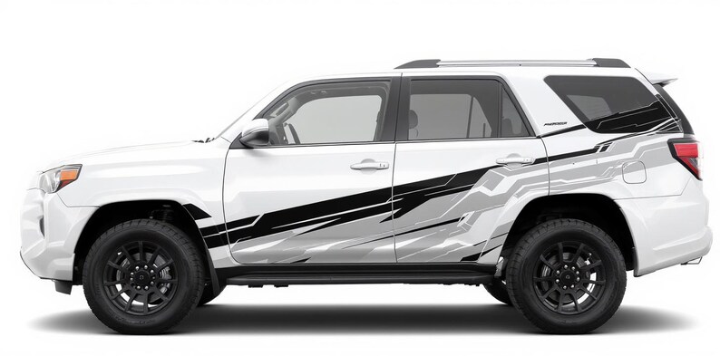 Racing Line Car Decal: Black & Gray Vinyl Wrap for SUV, Truck, 4x4 - Etsy