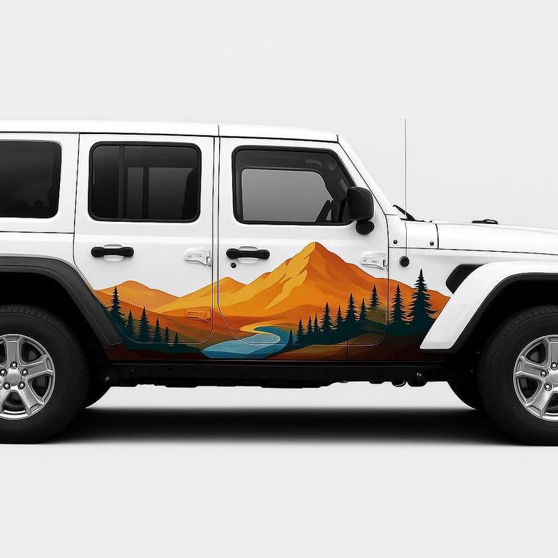 Mountain Design - Etsy