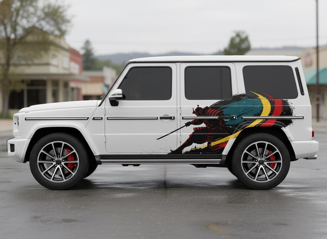 Ronin Samurai Car Decal — Cinematic Side Sticker Vinyl Wrap for SUV ...