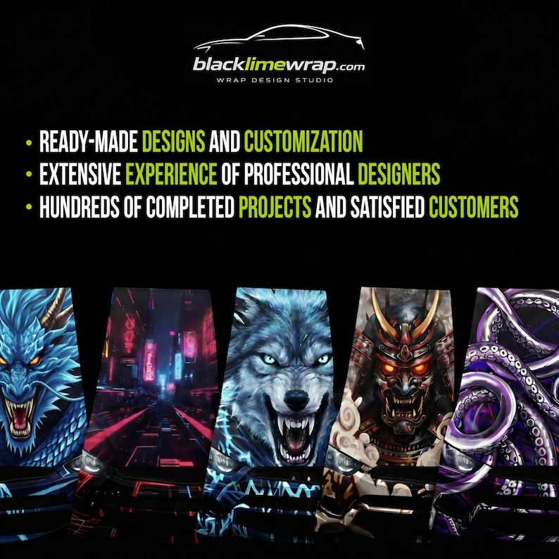 Custom Vehicle Wrap Design | Personalized Vinyl Graphics for Cars, Suvs ...