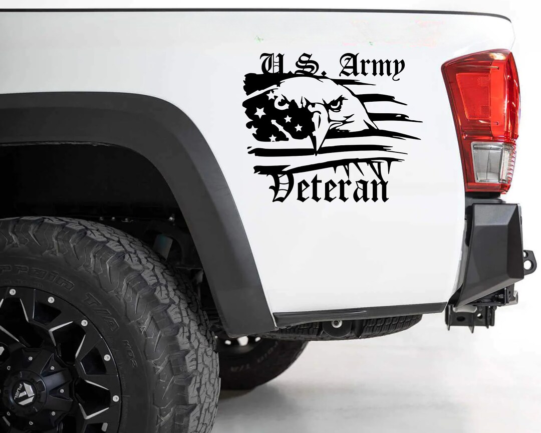 US Army Veteran Patriotic Vinyl Decal Stickers for Trucks, SUV, Wall - Etsy