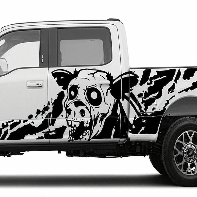 Zombie Car Decal - Etsy