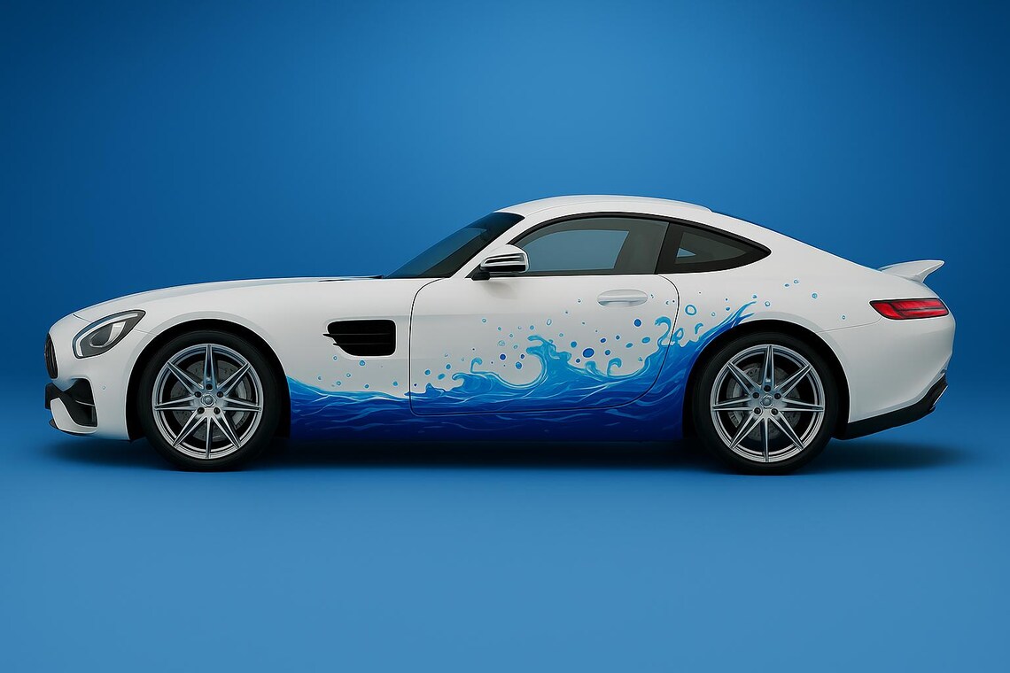 Water Wave Side Wrap – Universal Splash Decal for All Vehicles - Etsy