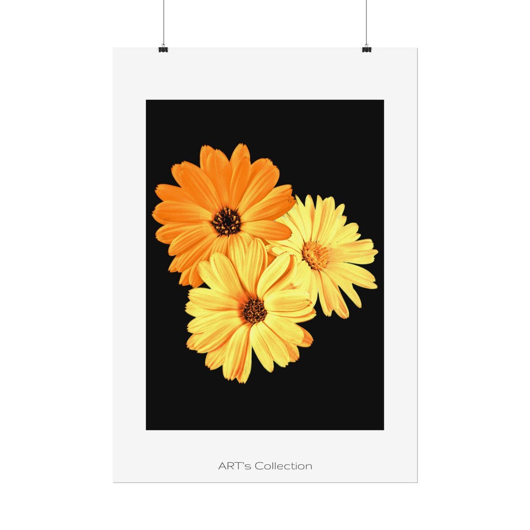 Signature Collection "floral Number 8" on Printed Poster - Art's ...