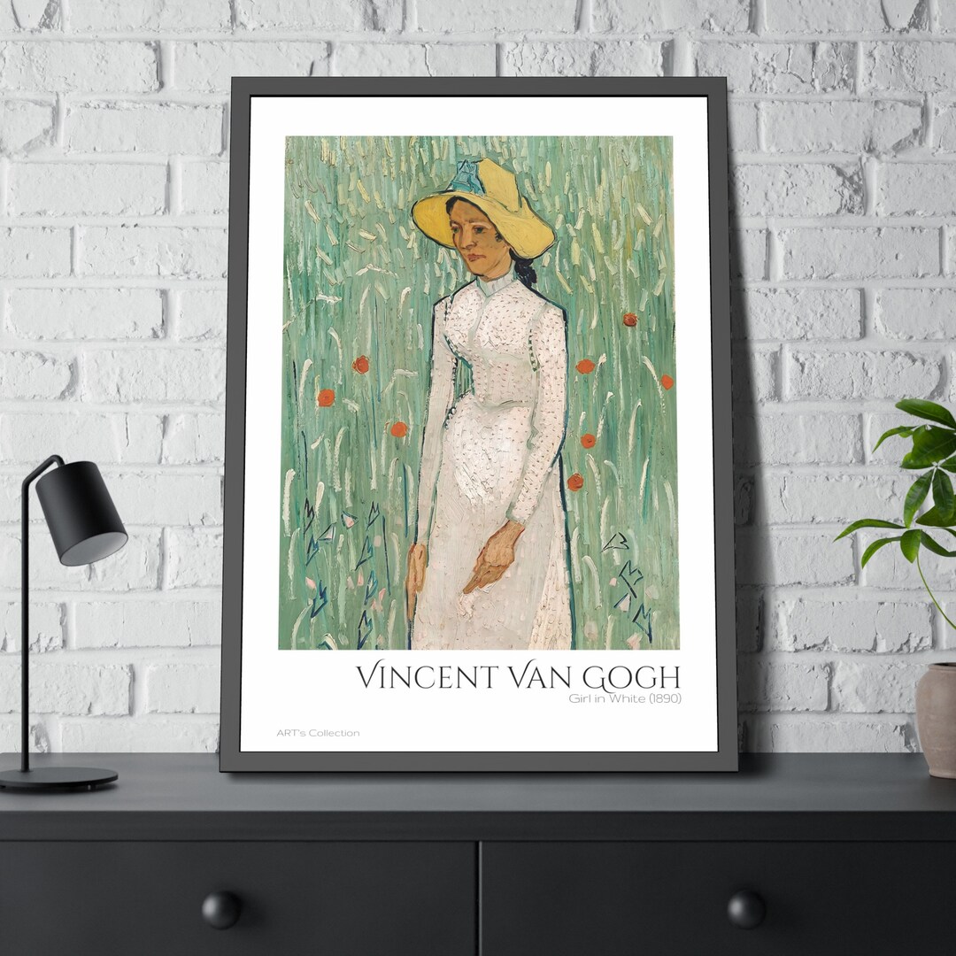 Girl in White (1890) by Vincent Van Gogh / Art's Collection Series ...