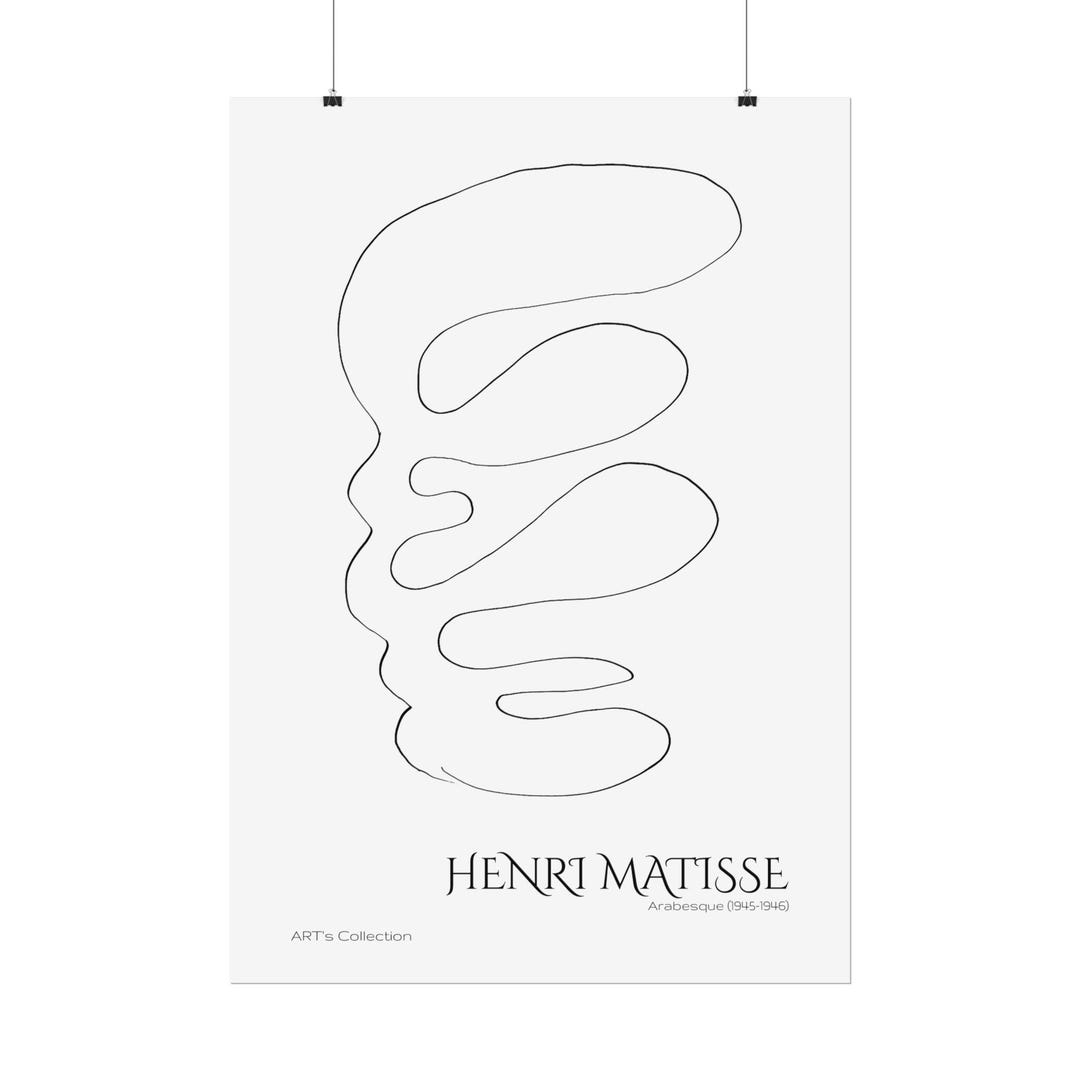 Arabesque (1945-1946) by Henri Matisse / Printed Poster - Art's ...