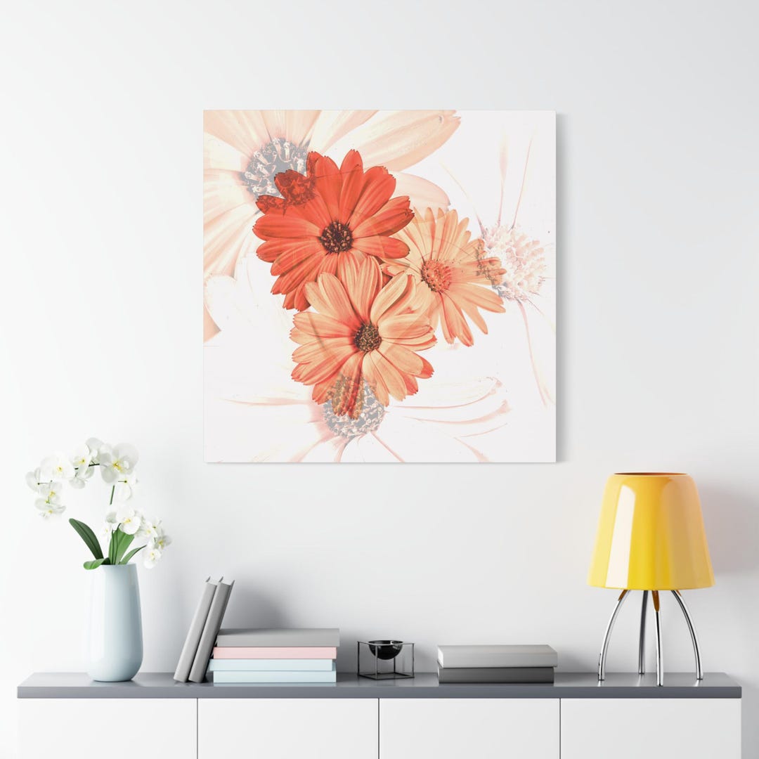 Signature Collection "floral Number 17" on Fine Art Canvas on Canvas ...