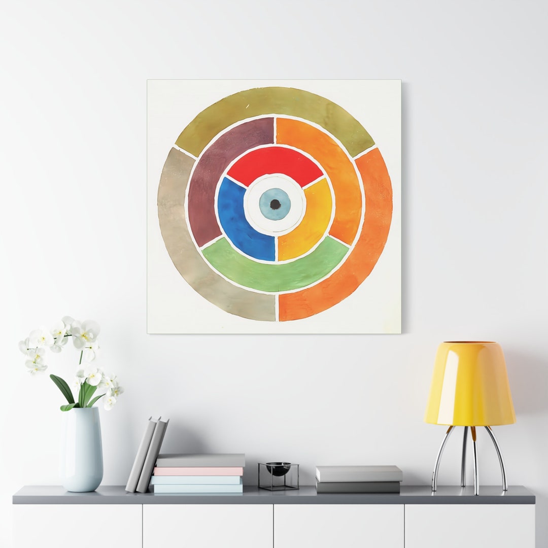 Disc Showing Primary Secondary and Tertiary Colors (ca 1900) by ...