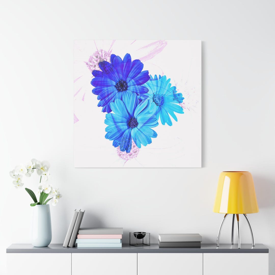 Signature Collection "floral Number 11" on Fine Art Canvas on Canvas ...