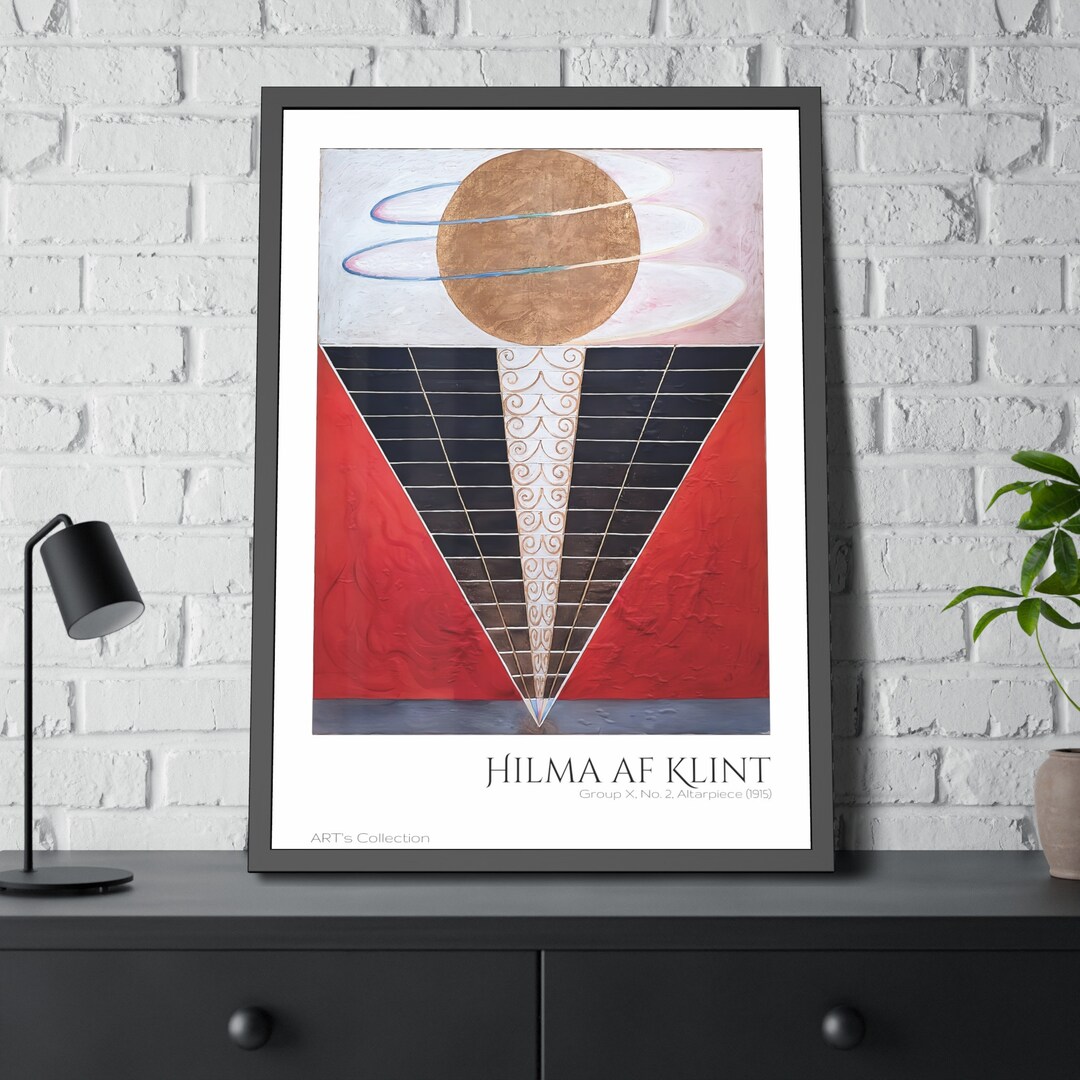 Group X No 2 Altarpiece (1915) by Hilma Af Klint / Framed Poster Art's ...