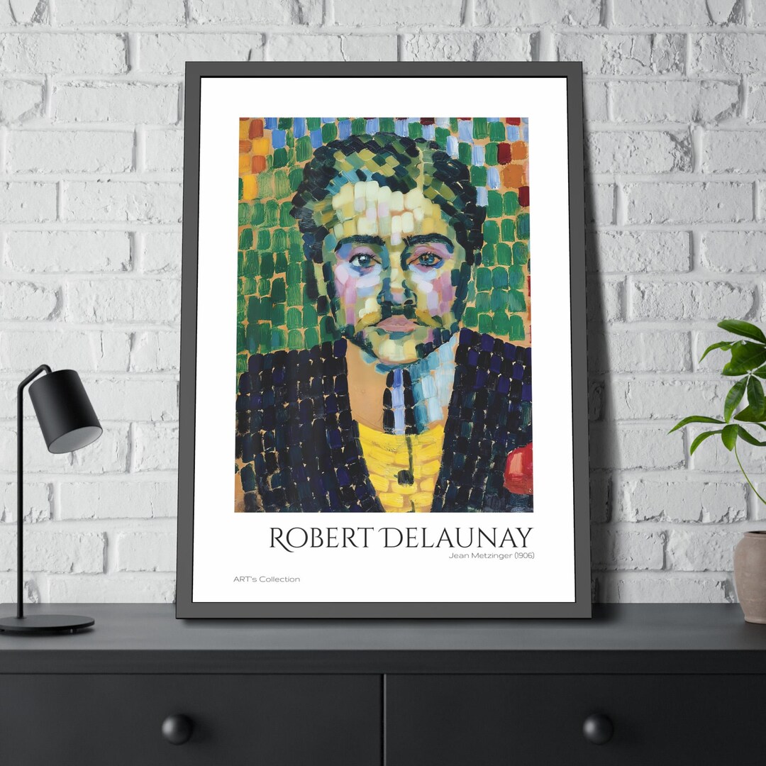 Jean Metzinger (1906) by Robert Delaunay / Framed Poster Art's ...