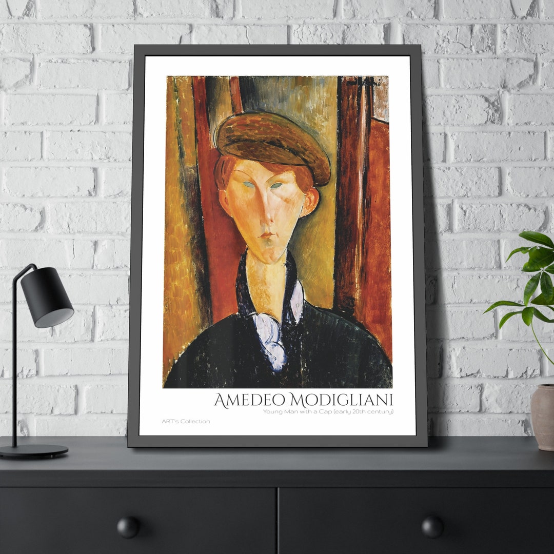 Young Man With a Cap (early 20th Century) by Amedeo Modigliani / Art's ...