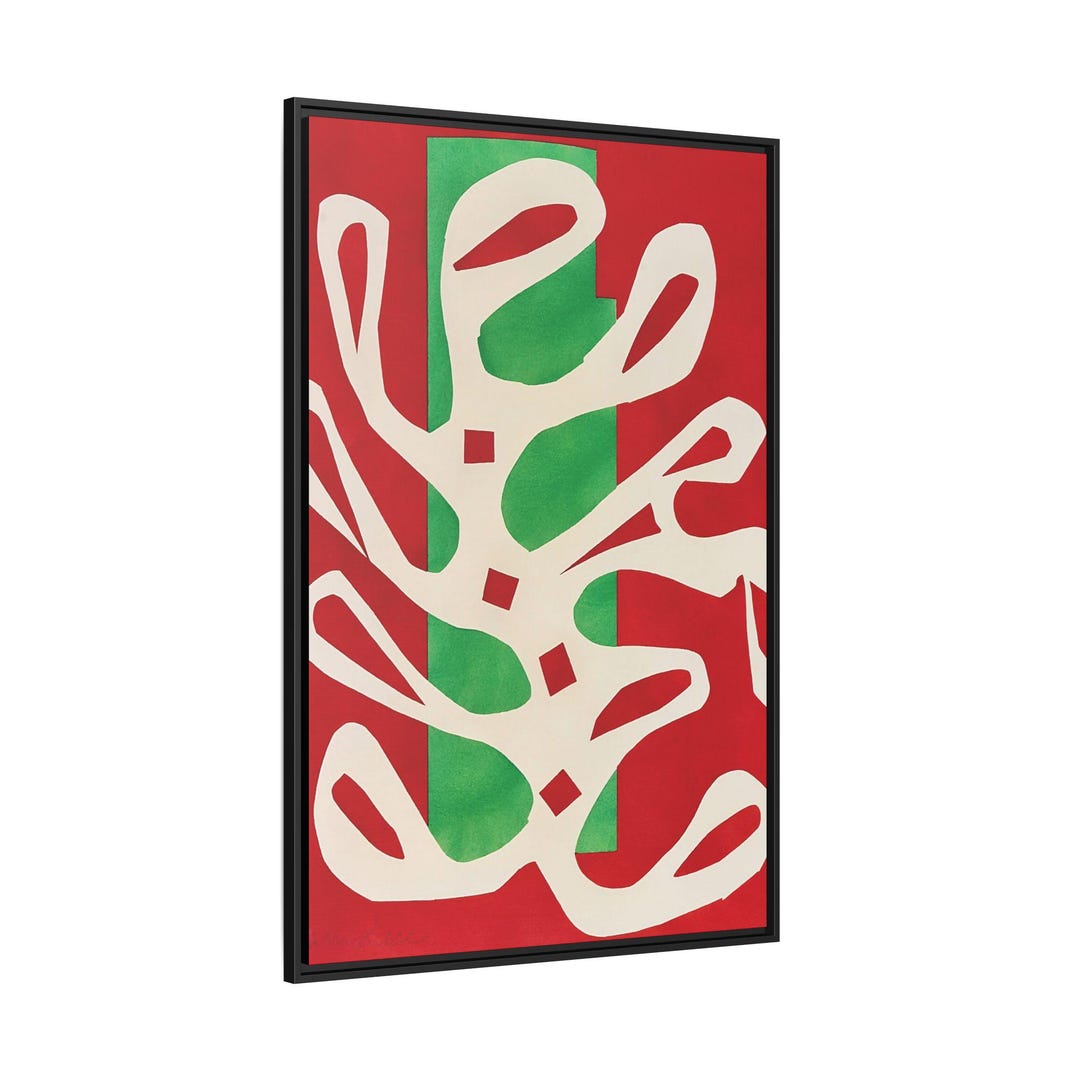 Henri Matisse / White Algae on a Red and Green Background (1947 ...