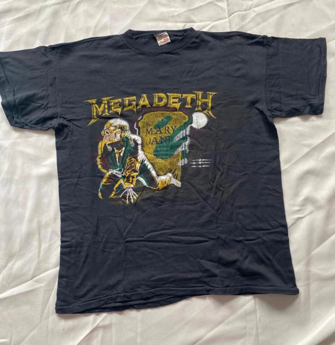 Heavy Metal T-shirt Tees MEGADETH Tour T Shirt - Etsy