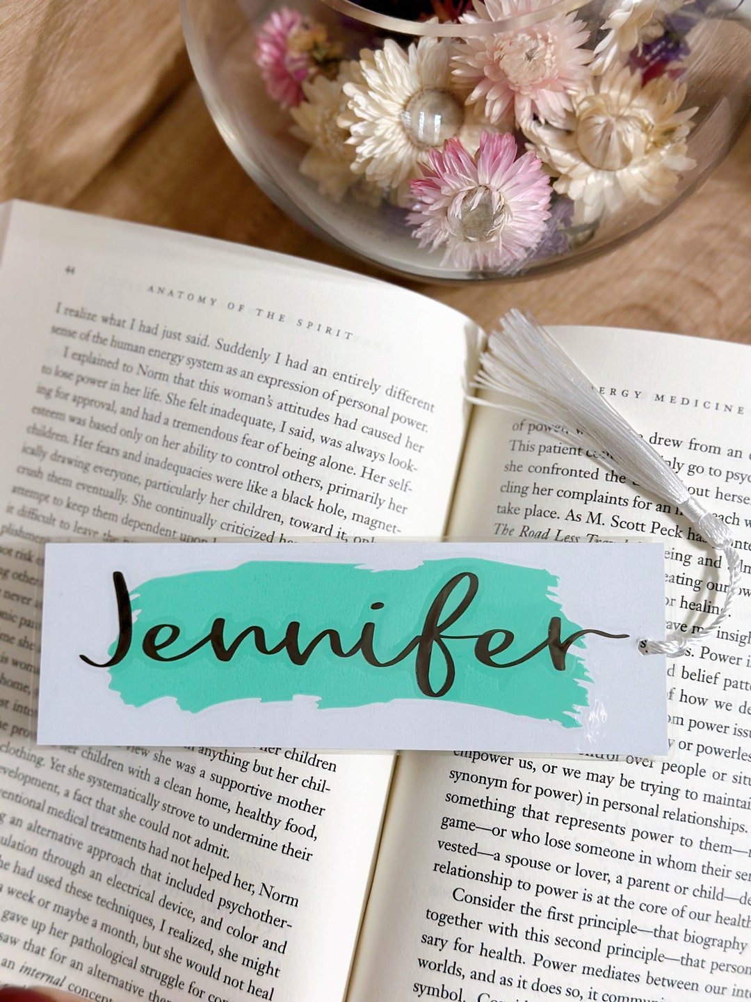 Personalized Laminated Bookmarks - Etsy