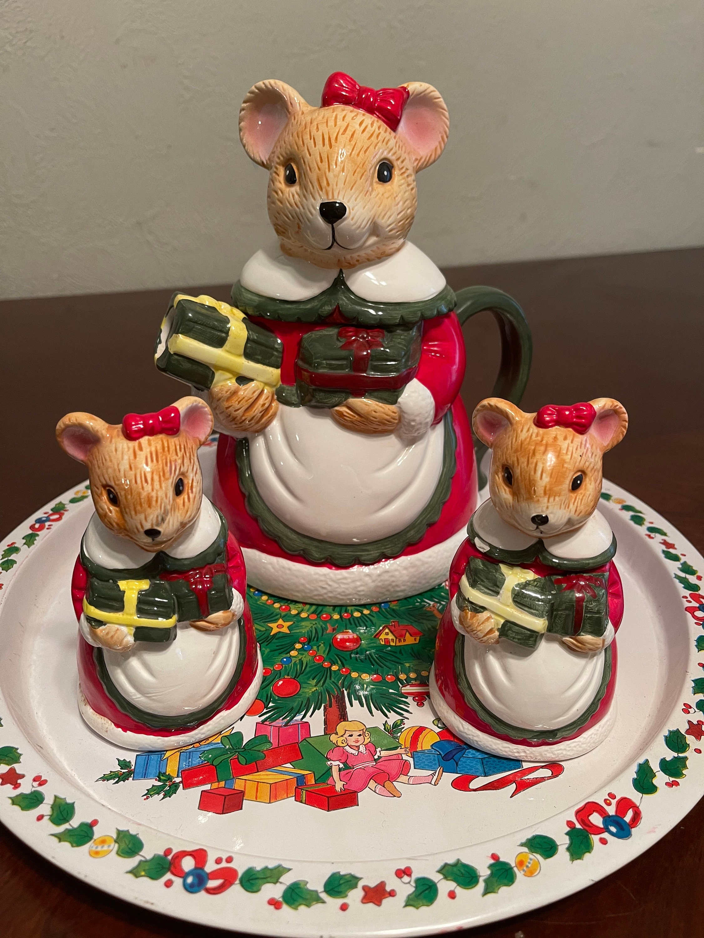 Vintage QVC Maus Tee-Set - Etsy.de